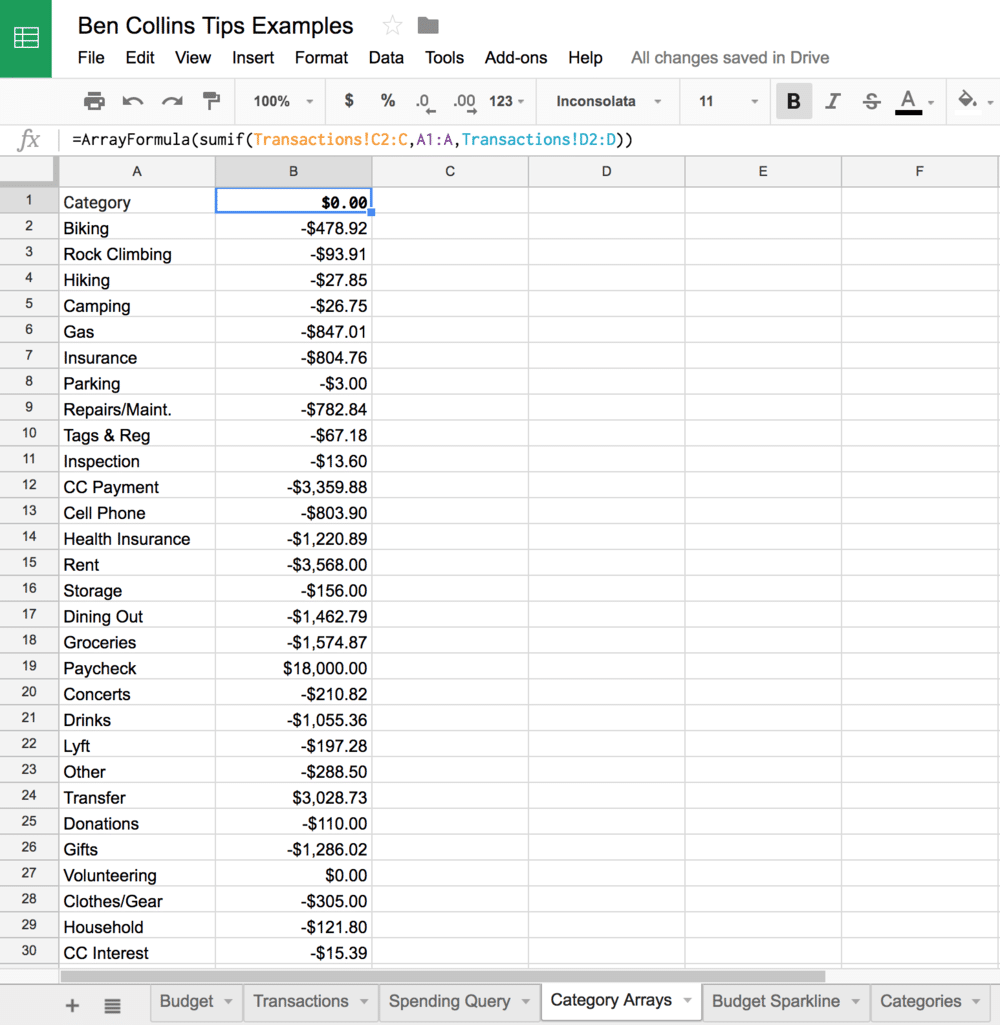 3 Google Sheets Tricks For Better Financial Insights-Tiller