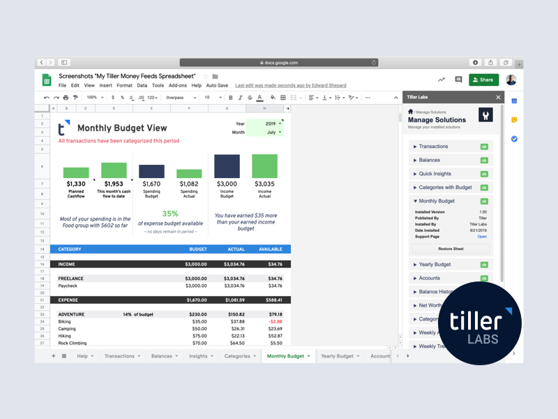 7 Ways Tiller Money Is The Best Tool For Tracking Spending-Tiller