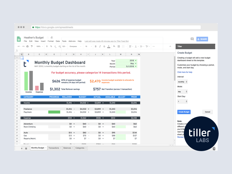 7 Ways Tiller Money Is The Best Tool For Tracking Spending-Tiller