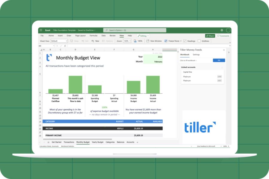 The 10 Best Household Budget Templates For 2025 - Tiller