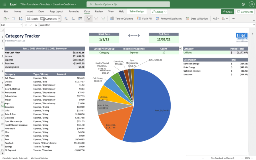 How To Link Your Bank Account To An Excel Spreadsheet - Tiller
