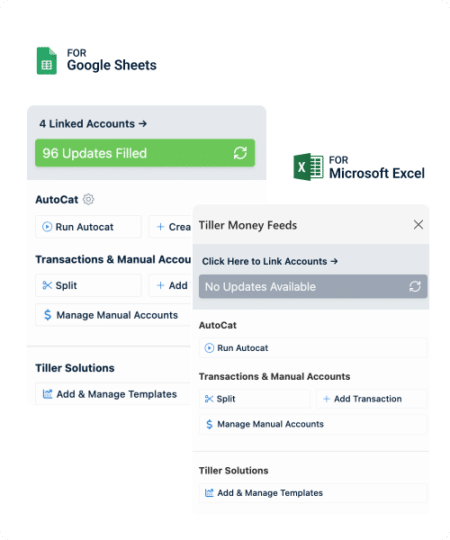 Tiller Money Feeds -Save Time And Effortlessly Track All Your Spending ...