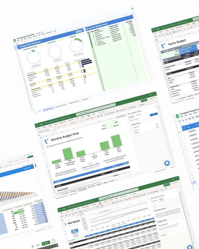 Tiller: Your Financial Life In A Spreadsheet, Automatically - Tiller