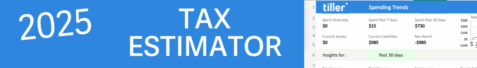 Estimate Your 2025 Tax Refund - Tiller