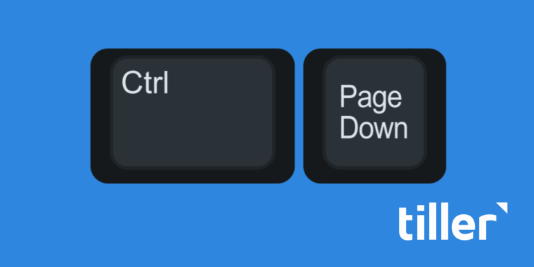 The Ultimate Guide To Excel Shortcuts For Tiller Users - Tiller